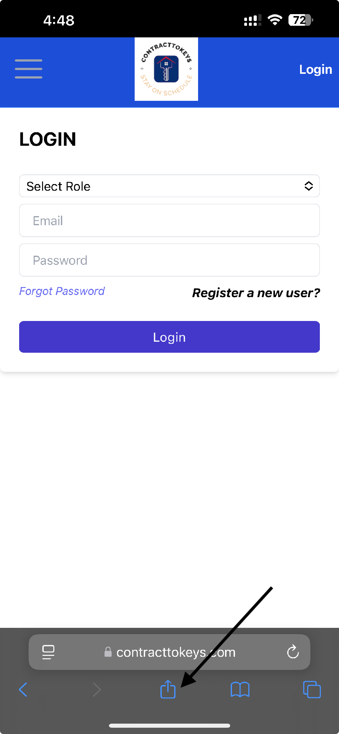 Contract To Keys App